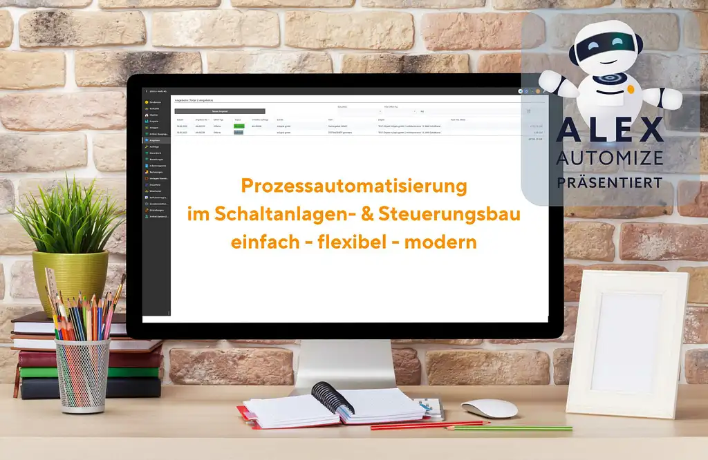 Business-Software Komplettlösung Schaltanlagen- und Steuerungsbau